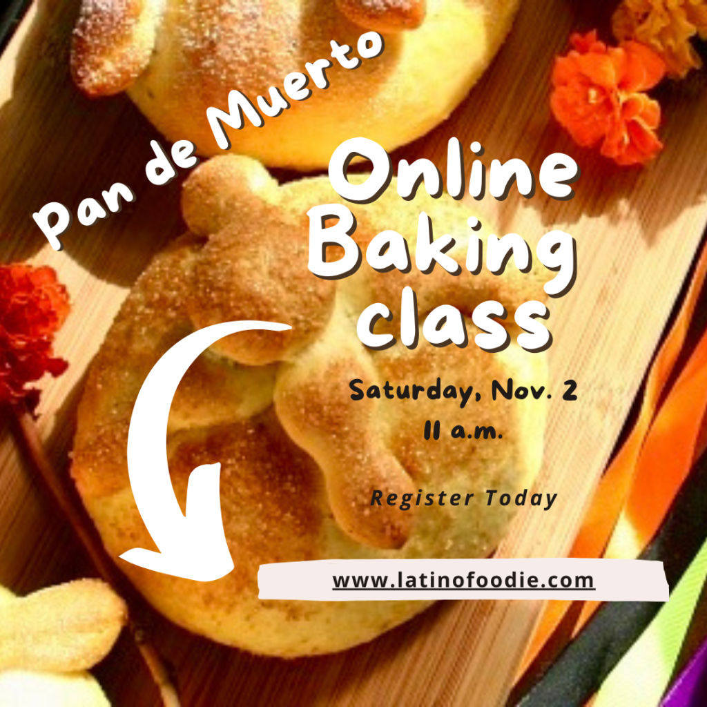 Register Today! Pan de Muerto Online Baking Class